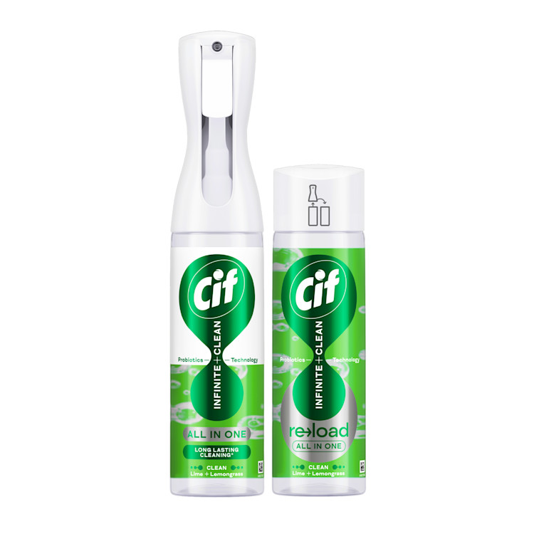 Cif Infinite Clean All In One Lotus & Mineral Salt Cleaner … | Cif